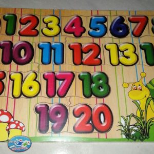 Mainan Edukasi Puzzle Angka Sticker • Alat Peraga Edukatif myeduplays.id